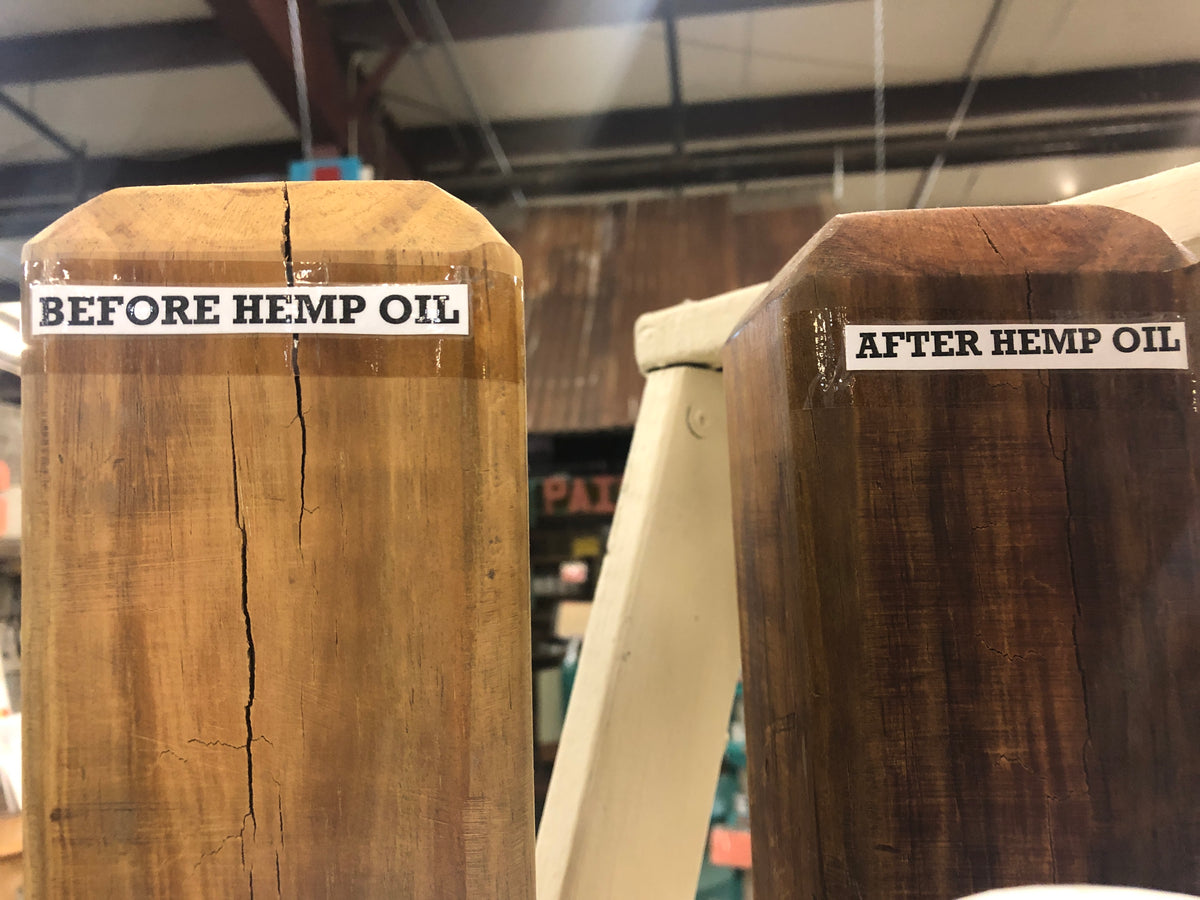 Hemp Oil Wood Finish-8 oz. – Picker Paint